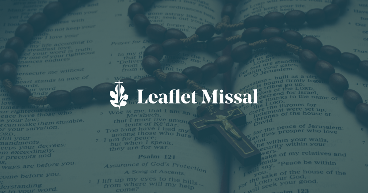 Leaflet Missal | August Ash