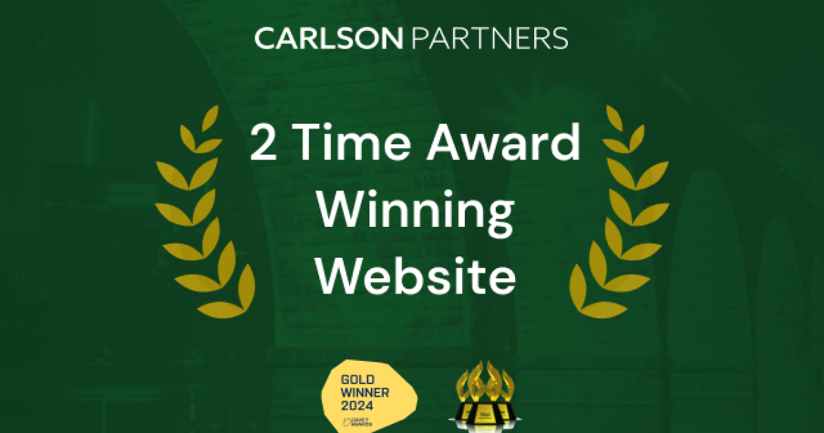 August Ash Wins WebAward and Davey for Carlson Partners Website ...